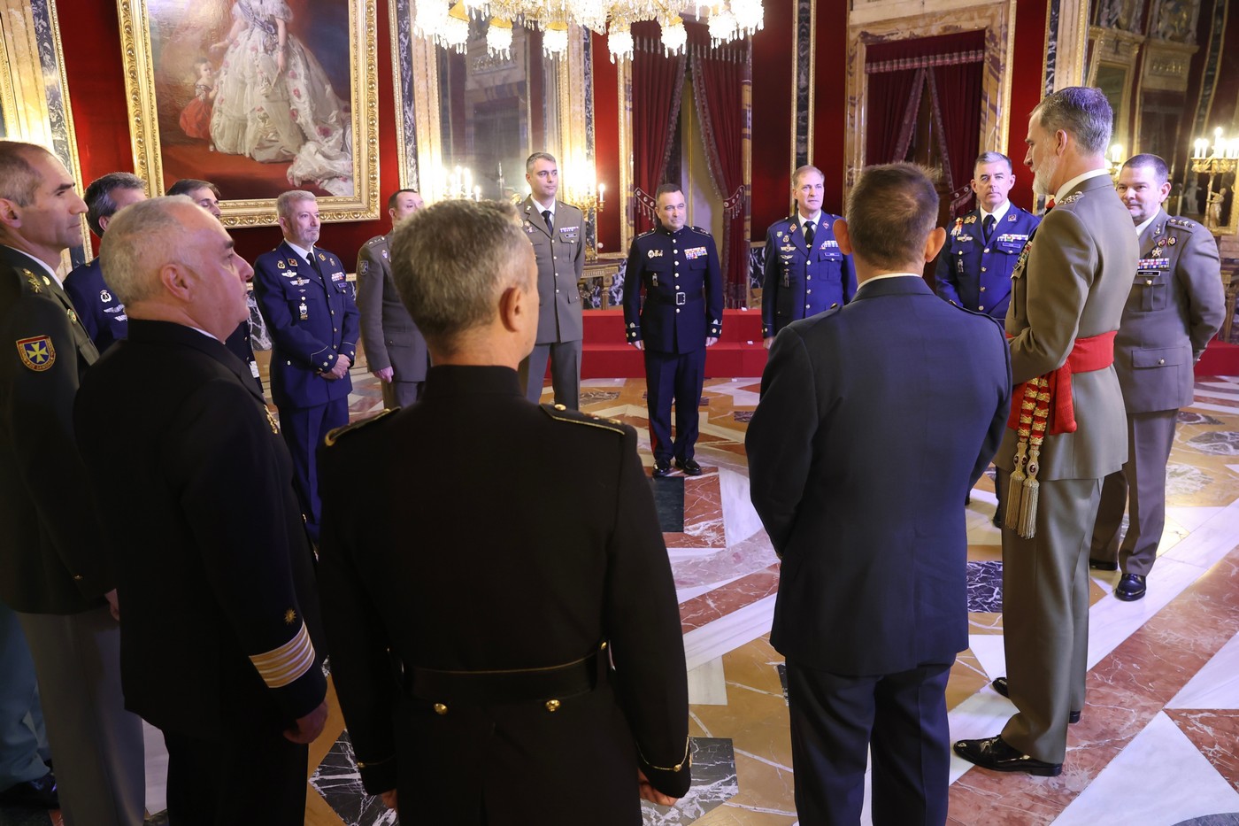 InicioActividades y Agenda - Audiencia militar a un grupo de coroneles