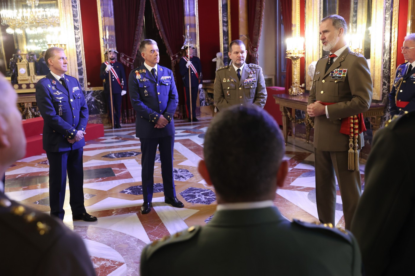 InicioActividades y Agenda - Audiencia militar a un grupo de coroneles