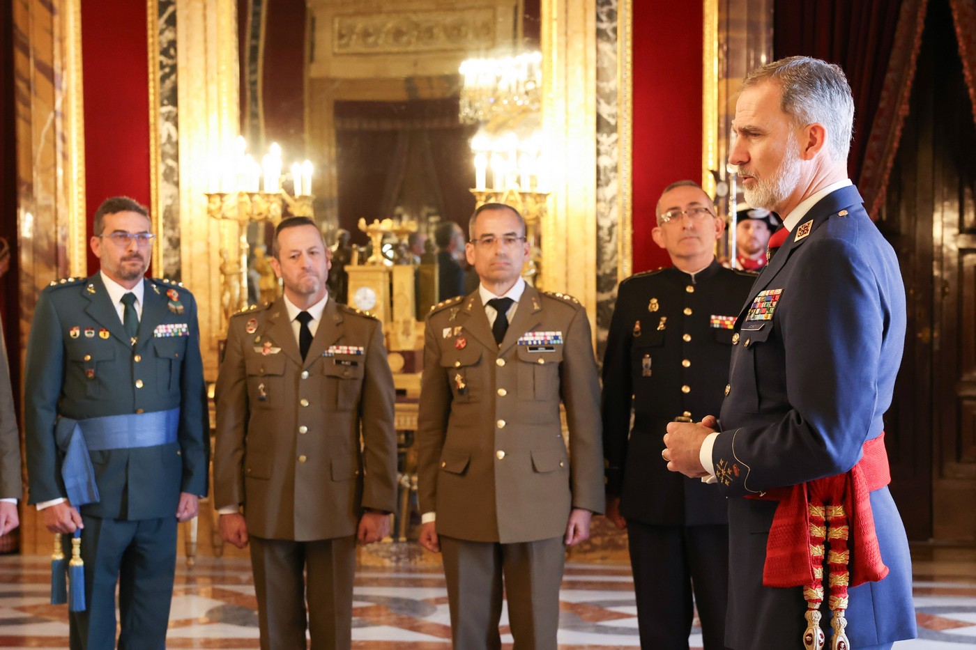 InicioActividades y Agenda - Audiencia militar a un grupo de coroneles